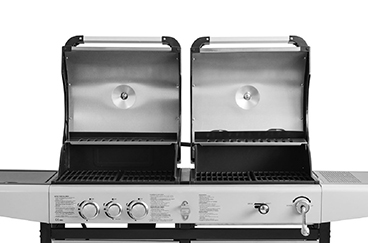 Boss Grill Premium Dual Fuel - 2 Burner Dual Fuel BBQ Grill with Side ...