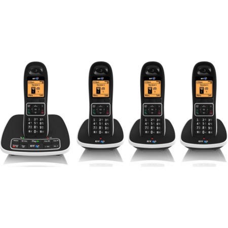 BT 7600 Cordless Telephone with Answer Machine - Quad 066872 ...