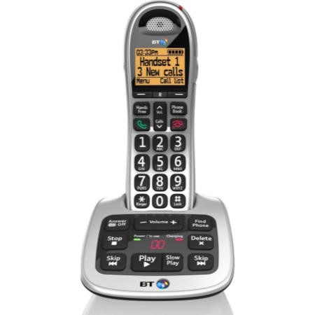 BT 4500 Cordless Telephone with Answer Machine - Single 069266 ...