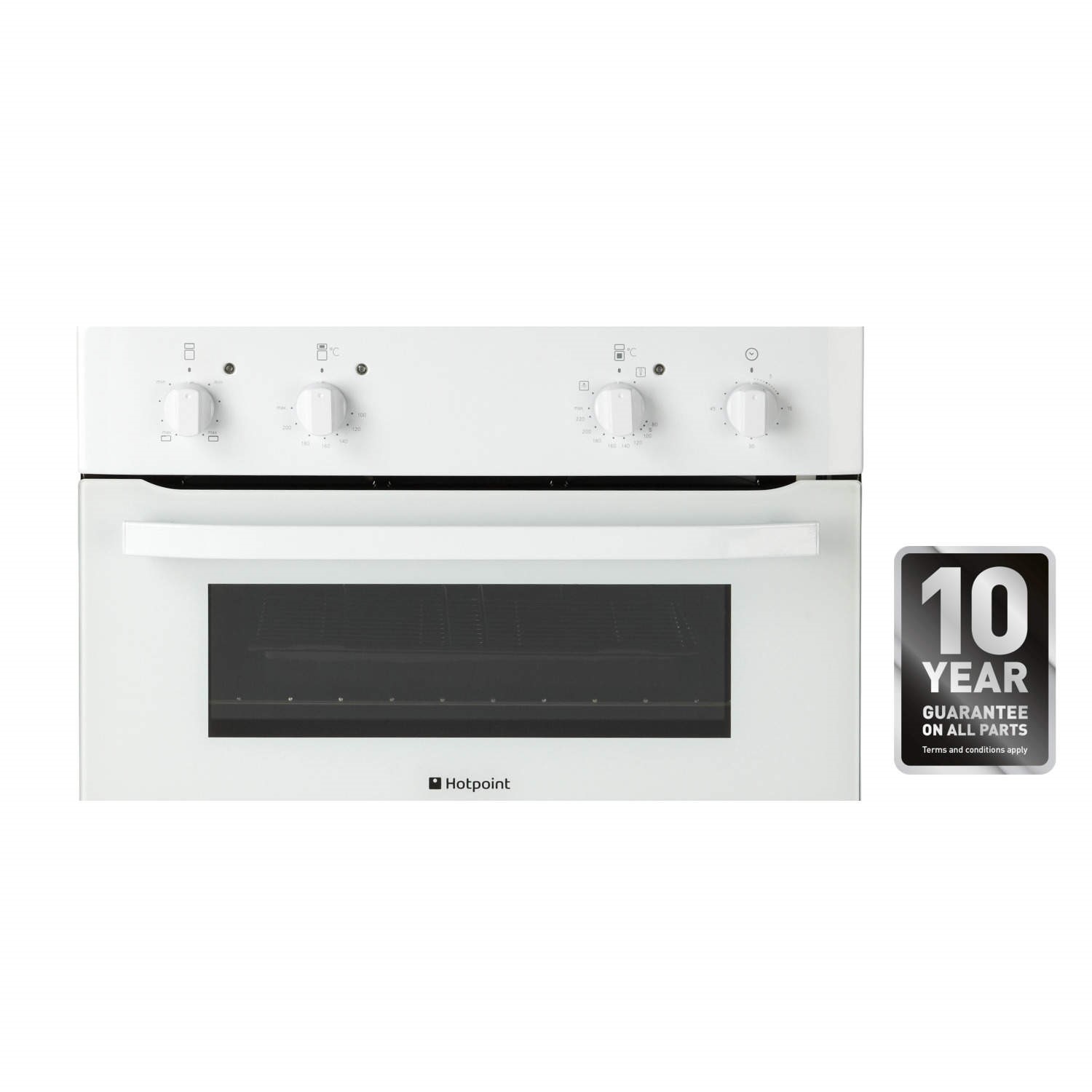 Hotpoint DH51W NewStyle Electric Built-in Double Oven White ...
