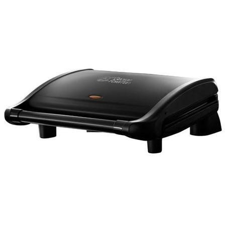 George Foreman 19580 Jul13 Gf Entertaining Grill 7 Portions Black ...