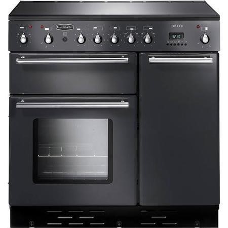 Rangemaster Toledo Induction 90cm Electric Range Cooker in Gunmetal ...