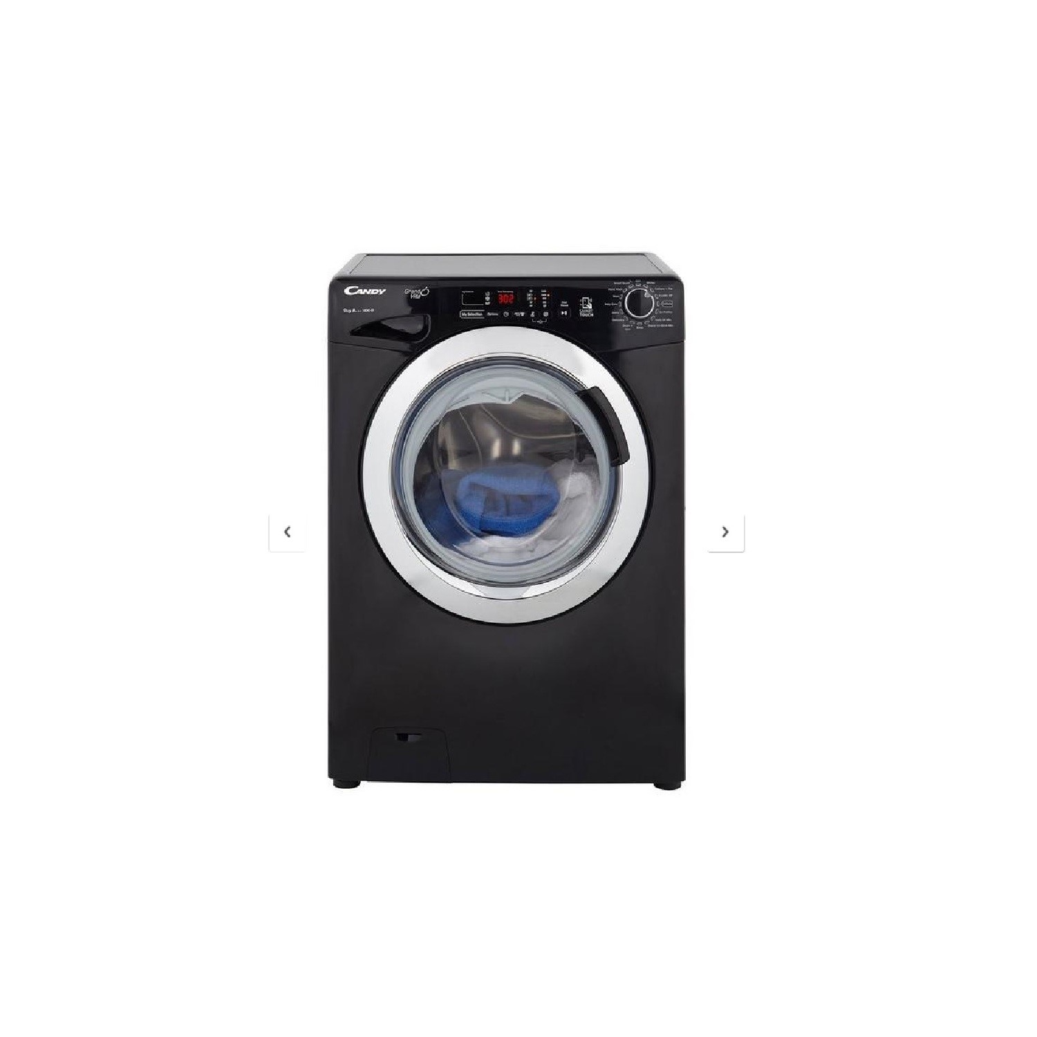 Refurbished Candy Grand'O GVS149DC3B Freestanding 9KG 1400 Spin Washing ...
