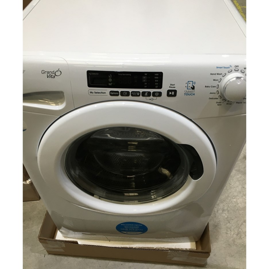 Refurbished Candy GVS 148D3/1-80 Freestanding 8KG 1400 Spin Washing ...