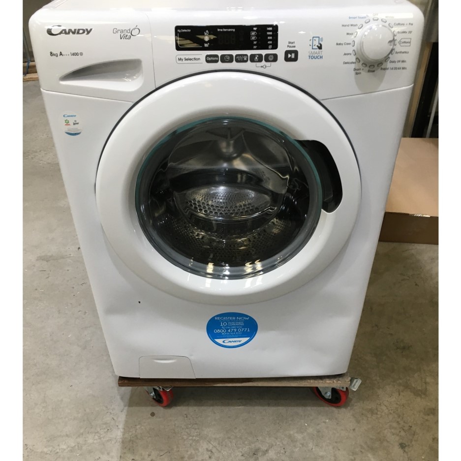 Refurbished Candy GVS 148D3/1-80 Freestanding 8KG 1400 Spin Washing ...