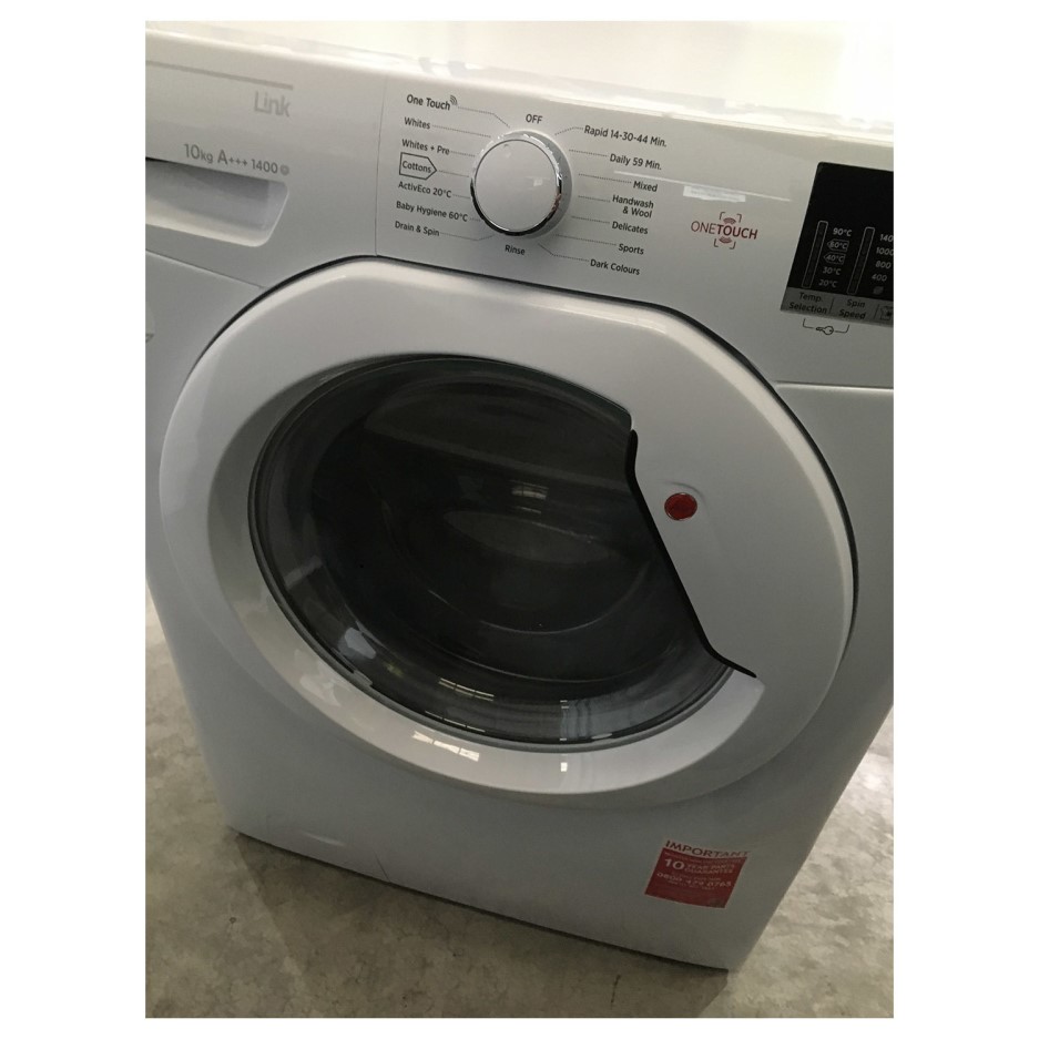 Refurbished Hoover Link DHL 14102D3 Freestanding 10KG 1400 Spin Washing ...