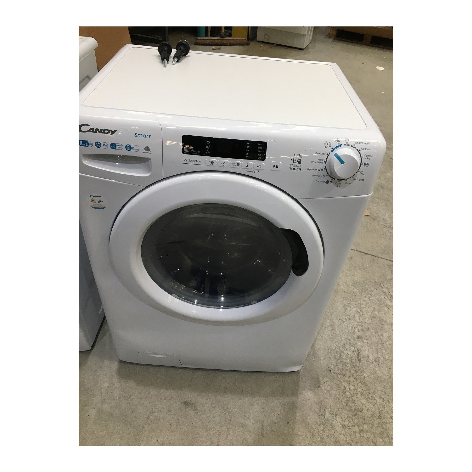 Refurbished Candy CSW4852DE Smart Freestanding 8/5KG 1400 Spin Washer ...