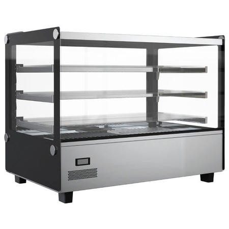 Hamoki H-iMT-160F Heated Countertop Display, 160Ltr Square Glass 251021 ...