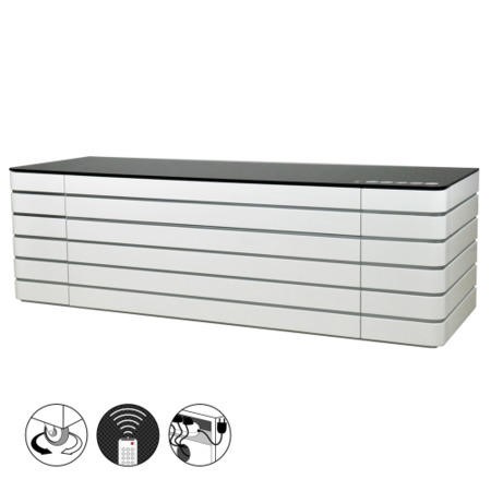 Norstone Baho White TV Cabinet - Up to 65 Inch F-NOR-BAHO/WH ...