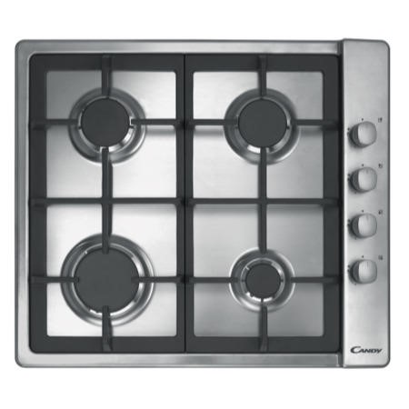 GRADE A1 - As new but box opened - Candy CLG64SGX 4 Burner 60cm Gas Hob ...