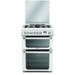 Hotpoint HUD61PS Ultima 60cm Double Oven Dual Fuel Cooker - Polar White ...