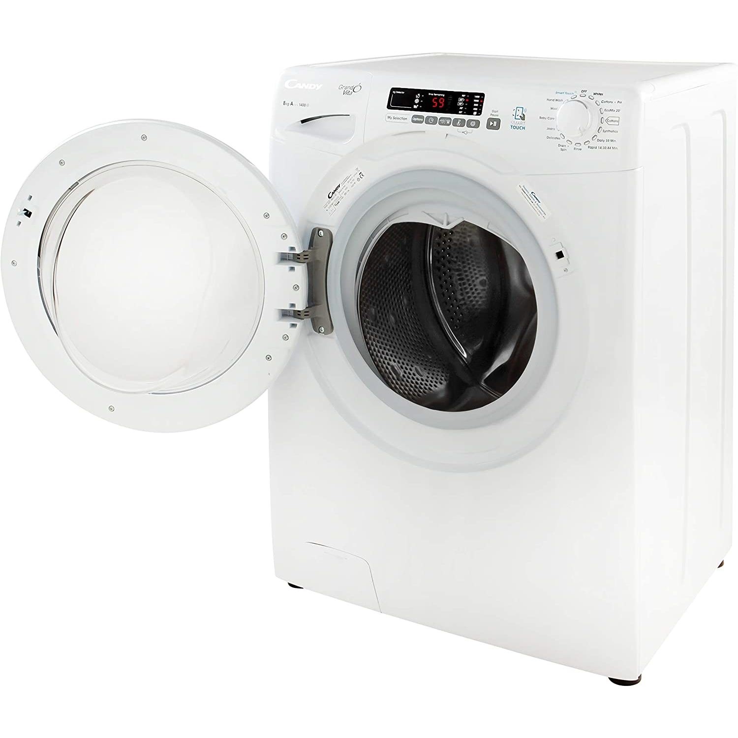Candy GVS148D3/1-80 Freestanding 8KG 1400 Spin Washing Machine 31007967 ...