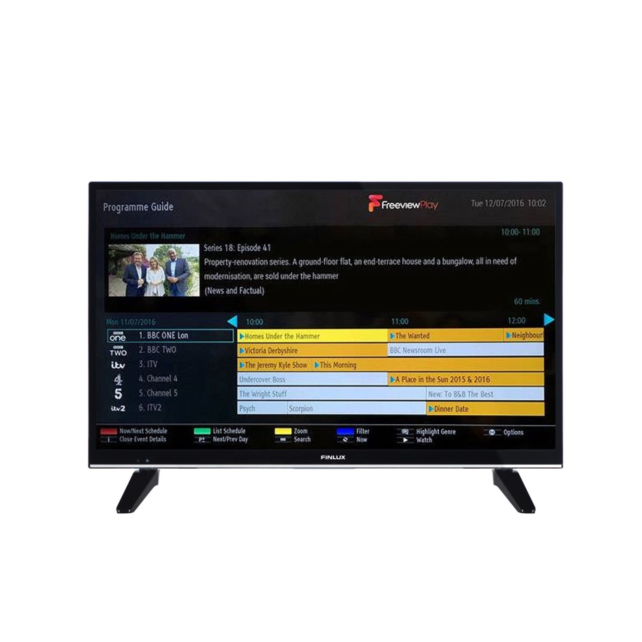 Finlux 32" 720p HD Ready Smart LED TV with Freeview Play and Freeview ...