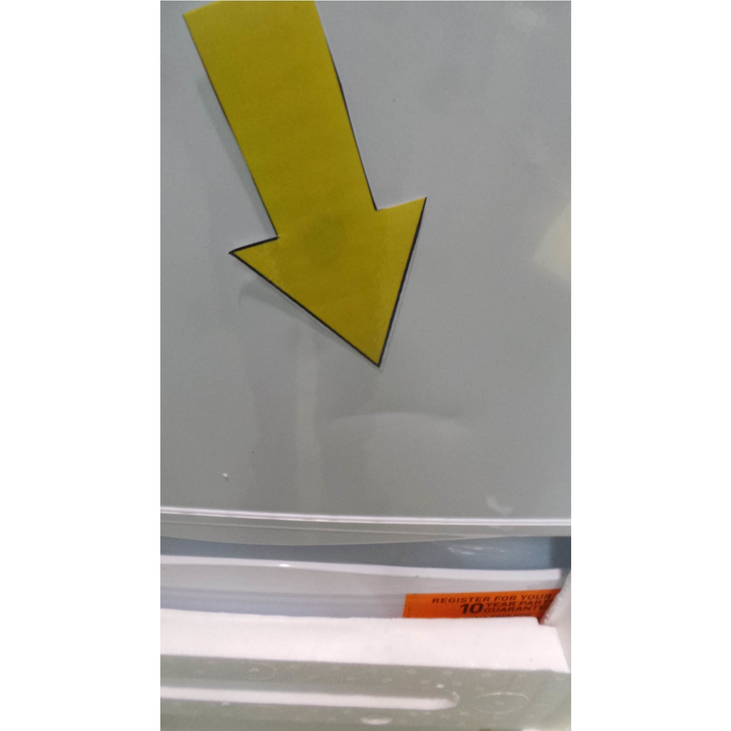 GRADE A2 - Hotpoint RFAA52P Ice Diamond Freestanding Fridge Freezer ...