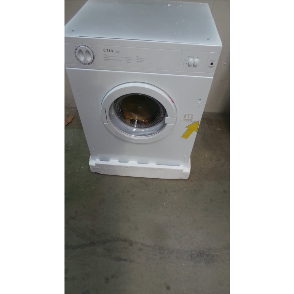 GRADE A2 - CDA CI921 7kg Integrated Vented Tumble Dryer - White ...