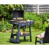 Outback Excel Onyx - 2 Burner Gas BBQ Grill with Side Burner - Black ...