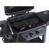Outback Excel Onyx - 2 Burner Gas BBQ Grill with Side Burner - Black ...
