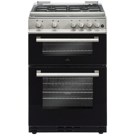 New World DF600MD 60cm Dual Fuel Cooker With Glass Lid - Silver ...
