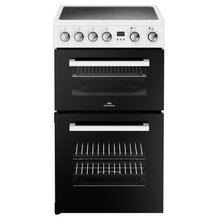 New World 50cm Electric Cooker - White 444412057 | Appliances Direct