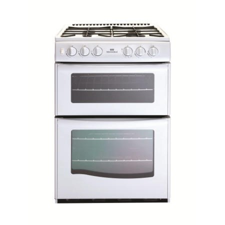 New World G55TT Twin Cavity Gas Cooker in White 444440076 | Appliances ...