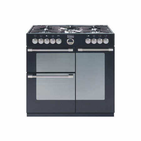 Stoves Sterling 900DFT 90cm Dual Fuel Range Cooker - Black 444440464 ...