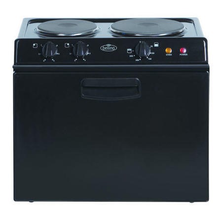 Belling BABY BELLING 321R Compact Electric Cooker Black 444440669 ...