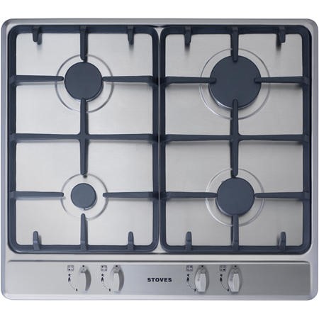 GRADE A1 - Stoves SGH600C 60cm Gas Hob in Stainless Steel 77367633/2 ...