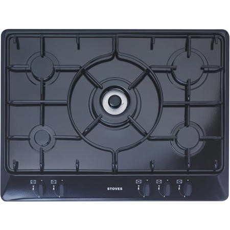 Stoves SGH700E 70cm Gas Hob in Black 444440877 | Appliances Direct
