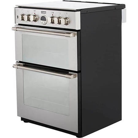 Stoves Sterling 600DF 60cm Double Oven Dual Fuel Mini Range Cooker ...