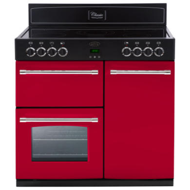 Belling Classic 90E 90cm Electric Range Cooker with Ceramic Hob - Hot ...