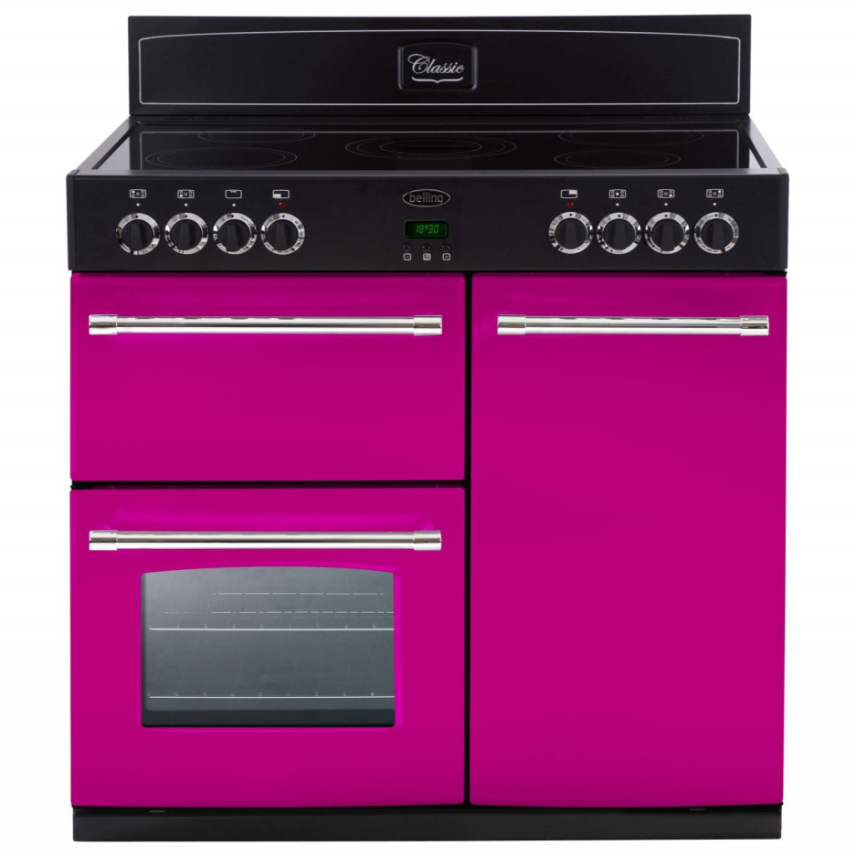 Belling Classic 90E 90cm Electric Range Cooker with Ceramic Hob ...