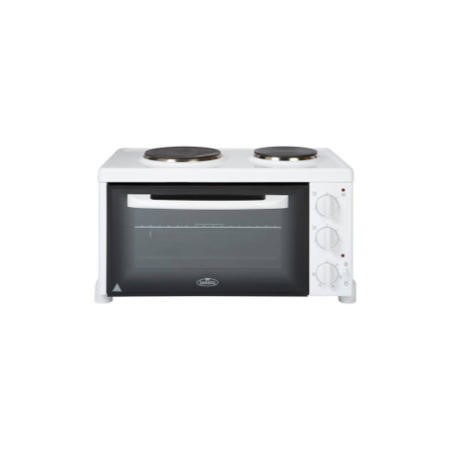 BABY Belling MK318 Mini Kitchen Cooker With Sealed Plate Hob White ...