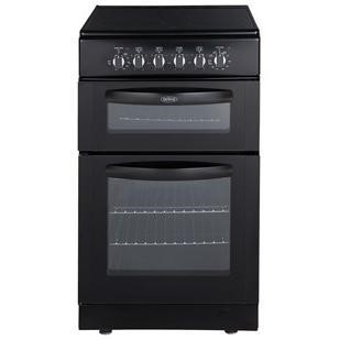 Belling FSEC50DOB 50cm Wide Double Oven Electric Cooker With Ceramic ...