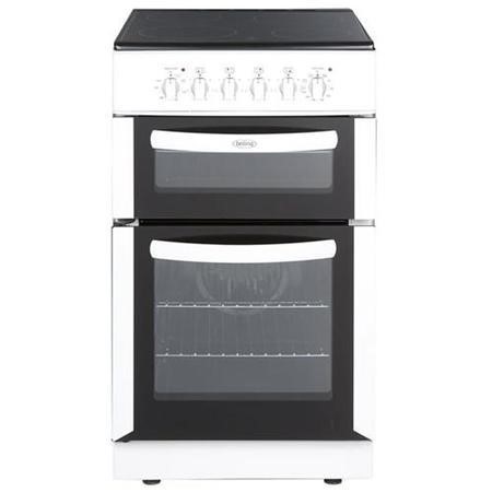 Belling FSEC50FDOW 50cm Wide Double Oven Electric Cooker With Ceramic ...