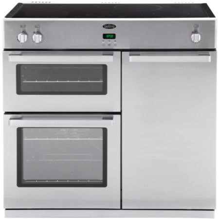 Belling DB4 90Ei Prof Sta Range Cooker And 90 Chim SS Chimney Hood ...