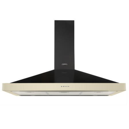 Belling CLASSIC 110CHIM 110cm Wide Chimney Cooker Hood Cream 444442838 ...