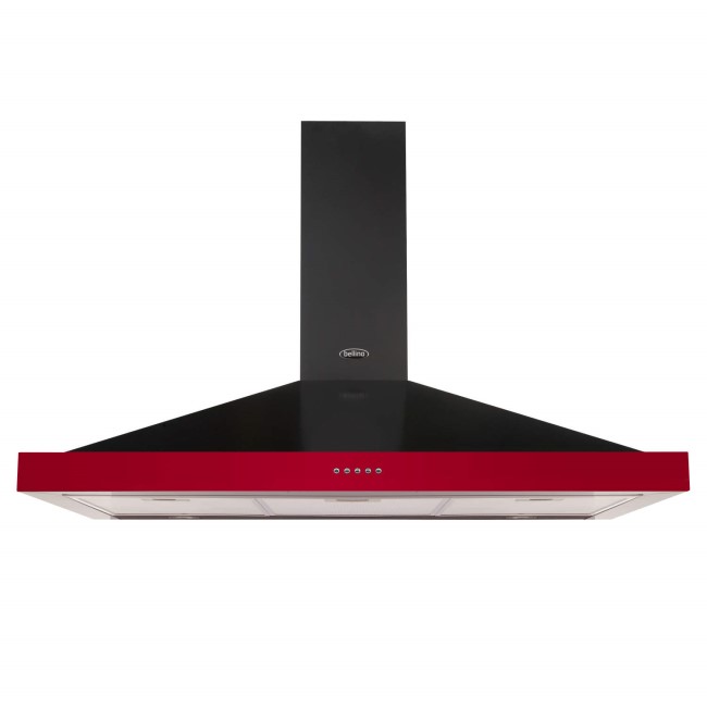 Belling CLASSIC 100CHIM 100cm Wide Chimney Cooker Hood Hot Jalapeno ...