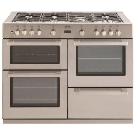 Belling DB4 110GT PROFESSIONAL 110cm Wide Gas Range Cooker - Stainless ...