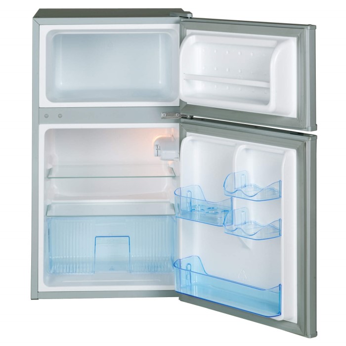 LEC T50084 50cm Under Counter Top Mount Freestanding Fridge Freezer ...