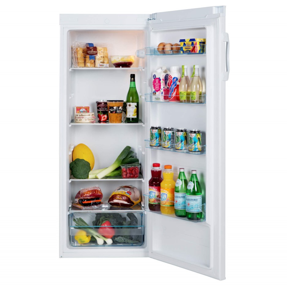LEC TL55144 55cm Wide Freestanding Larder Fridge - White 444443397 ... LEC TL55144 55cm Wide Freestanding Larder Fridge - White 444443397 ...