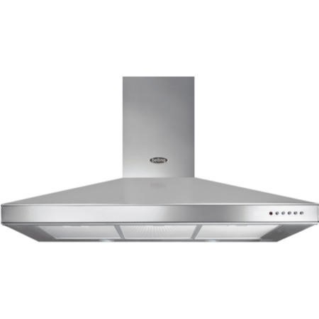 Belling 110 DB Chim MK2 110cm Chimney Cooker Hood Stainless Steel ...