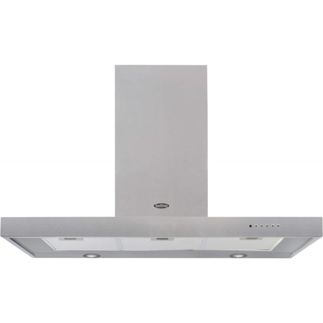 Belling 110 DB Flat MK2 110cm Chimney Cooker Hood Stainless Steel ...