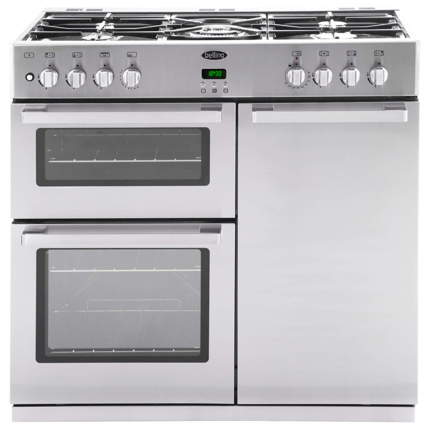 Belling DB4 90GT Professional Gas Range Cooker Stainless Steel ...