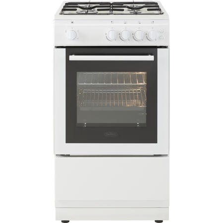 Belling FS50GSO 50cm Gas Single Cavity Cooker White 444443997 ...