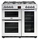 Belling Cookcentre 100DF Professional 100cm Dual Fuel Range Cooker ...