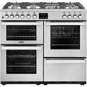 Belling Cookcentre 100DF Professional 100cm Dual Fuel Range Cooker ...