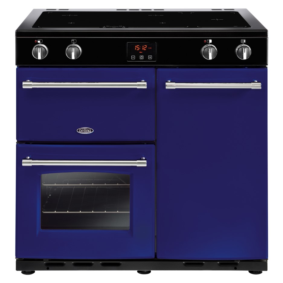 Belling Farmhouse 90Ei 90cm Electric Range Cooker With Induction Hob ...