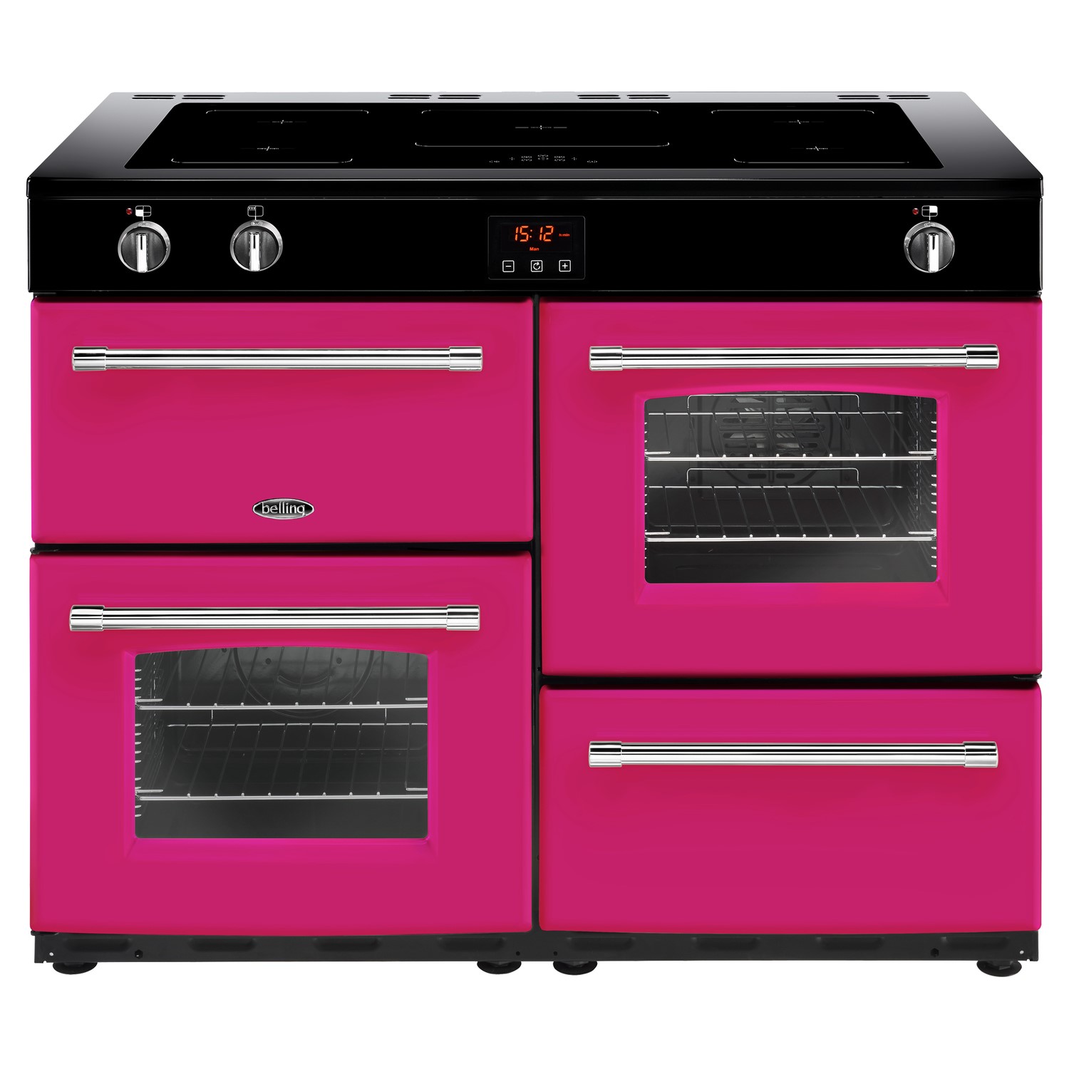 Belling Farmhouse 110Ei 110cm Electric Range Cooker With Induction Hob ...