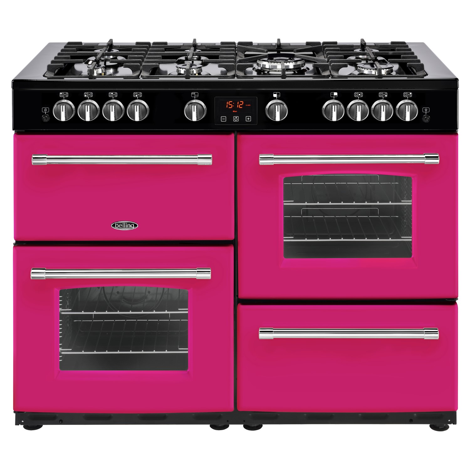 Belling Farmhouse 110G 110cm Gas Range Cooker Floral Burst 444444302 ...