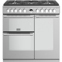 Stoves Sterling 900DFT 90cm Dual Fuel Range Cooker - Stainless Steel ...